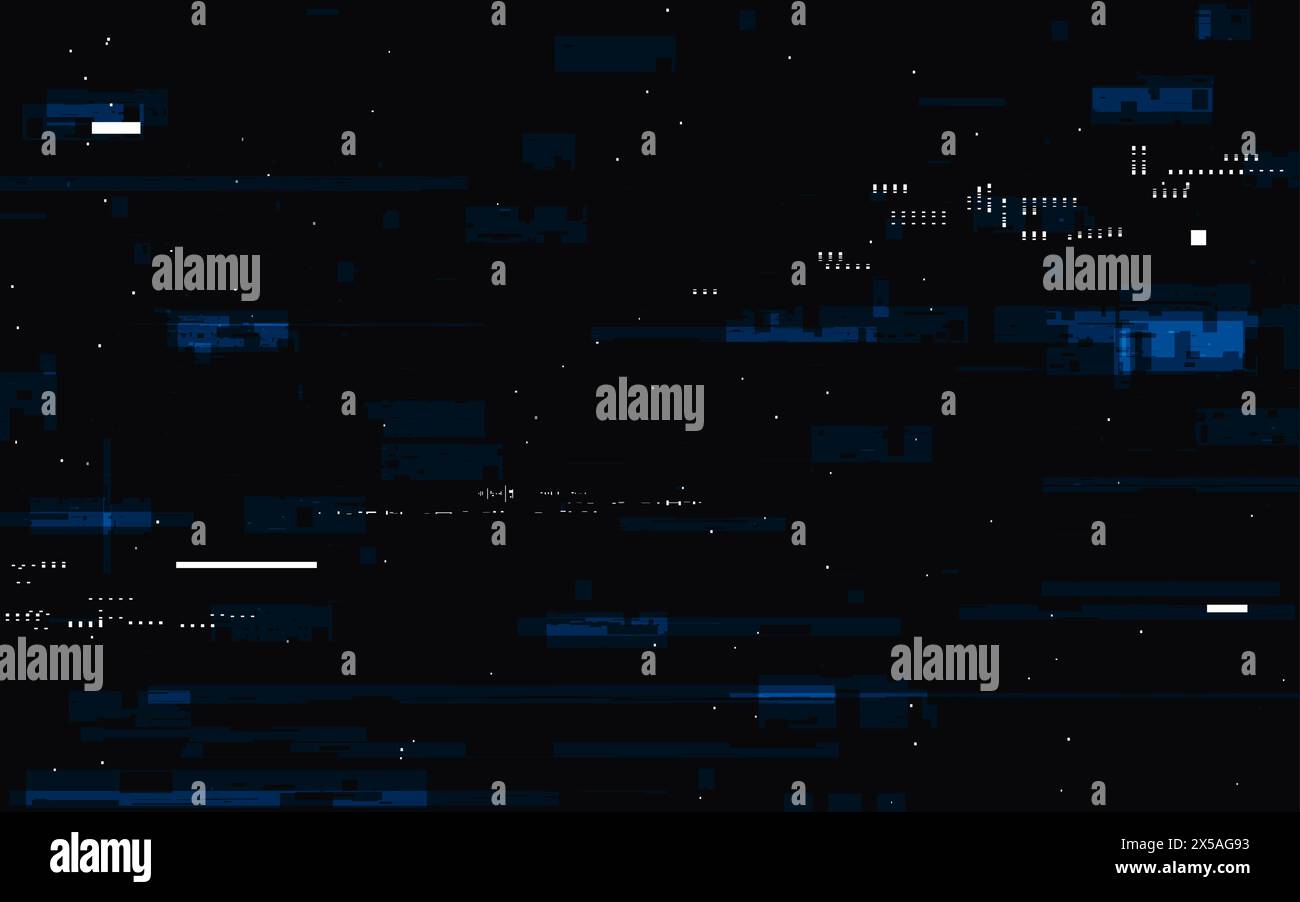 Glitch background. Digital video distortions. Playback artifacts. Pixel ...