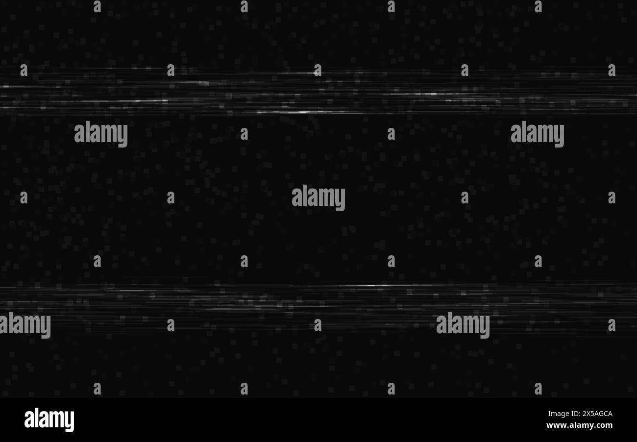 Glitch retro texture. Dark analog video error. VHS no signal template ...