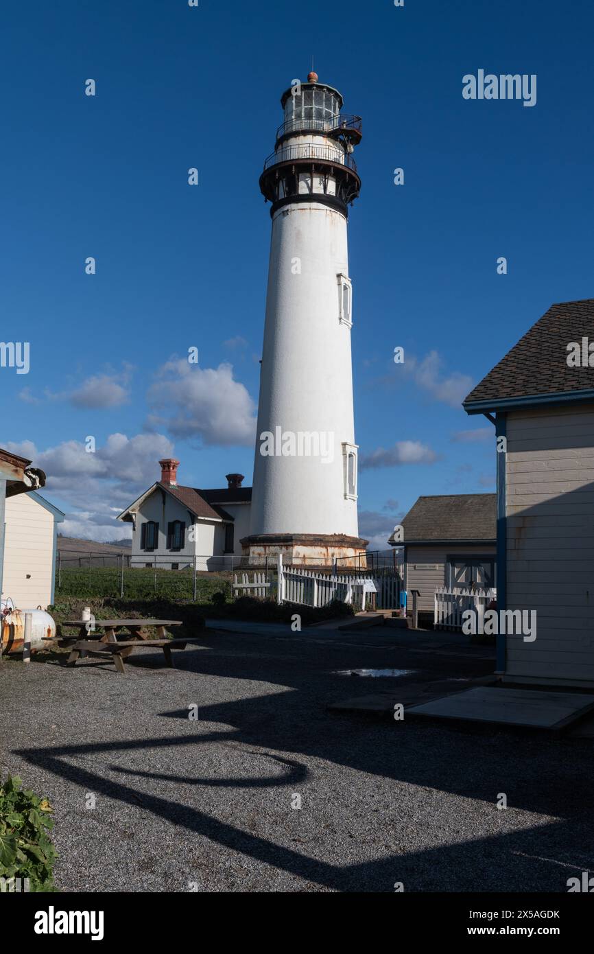 Pigeon Point Light Station or Lighthouse on the central California ...