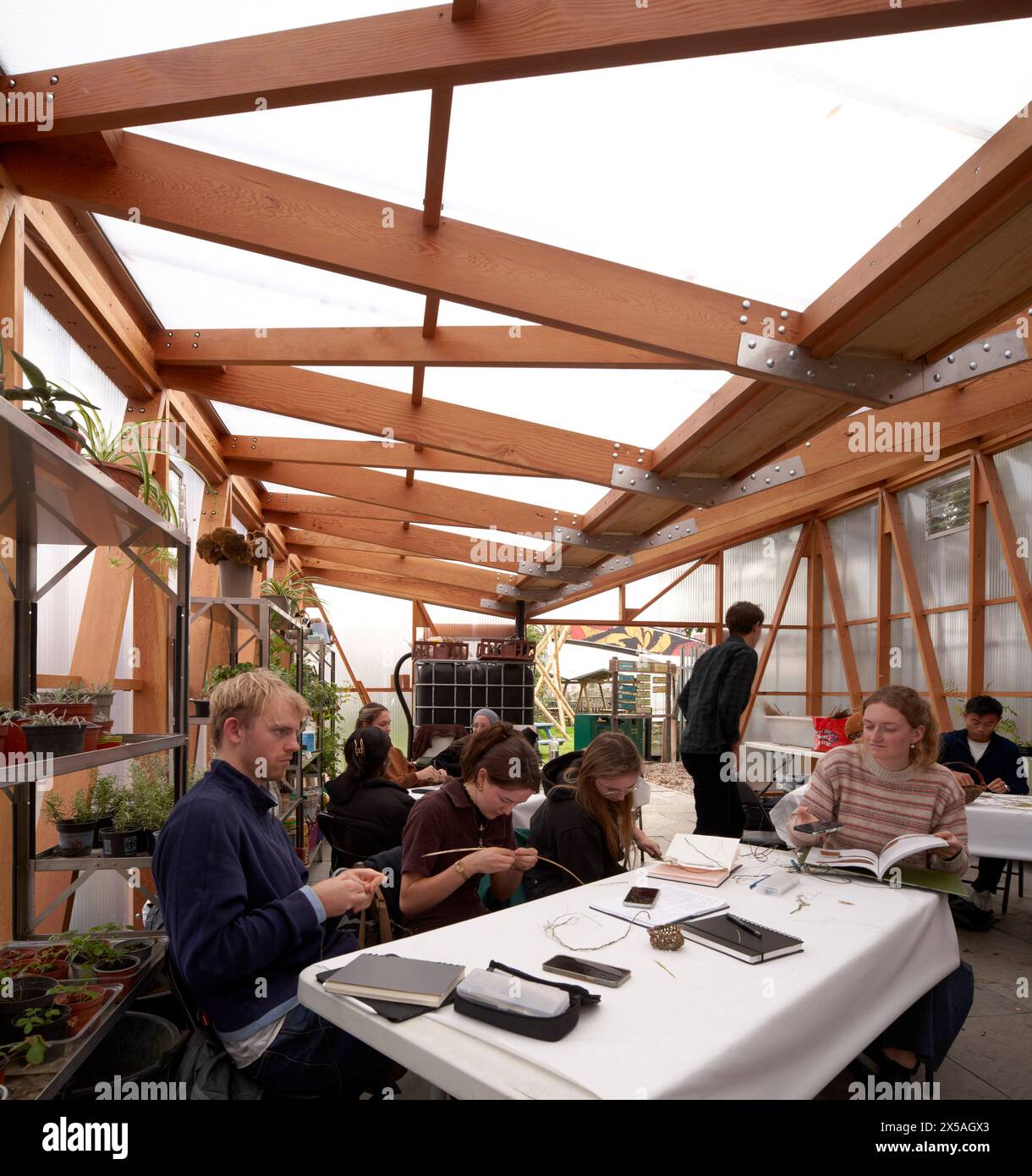 Classroom interior during teaching session. Cody Dock - The Growing ...