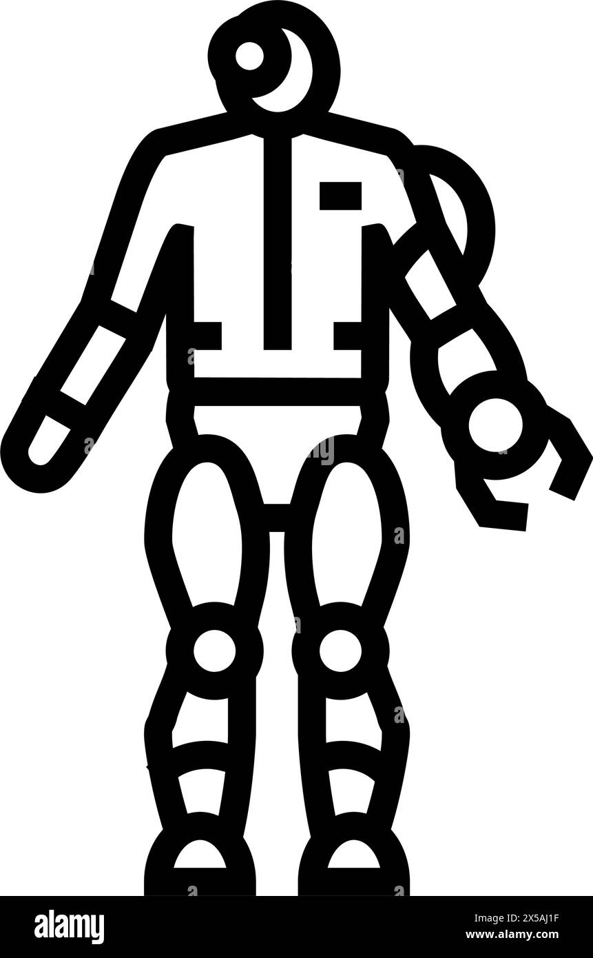 cybernetic enhancement cyberpunk line icon vector illustration Stock ... cybernetic enhancement cyberpunk line icon vector illustration Stock ...