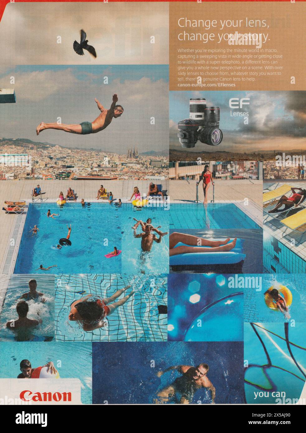 Eos paper advertisement hi-res stock photography and images - Alamy