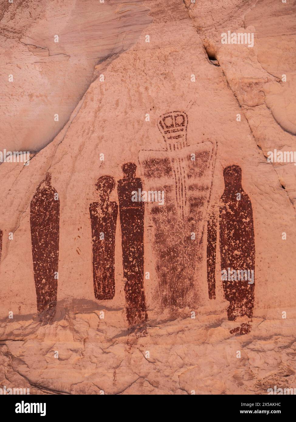 Pictographs, Great Gallery, Horseshoe Canyon Trail, Canyonlands ...