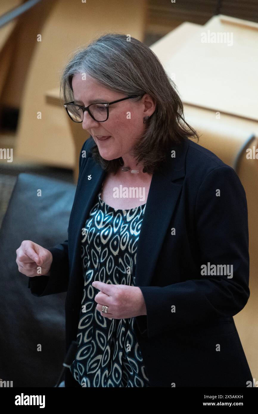 Edinburgh, Scotland, UK. 8th May, 2024. PICTURED: Maree Todd MSP ...