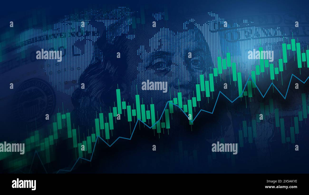 Global markets map hi-res stock photography and images - Alamy