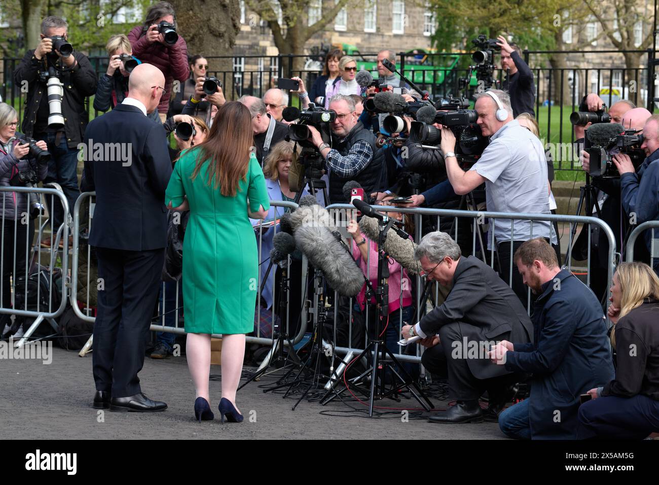 Edinburgh Scotland, UK 08 May 2024. Deputy First Minister Kate Forbes ...