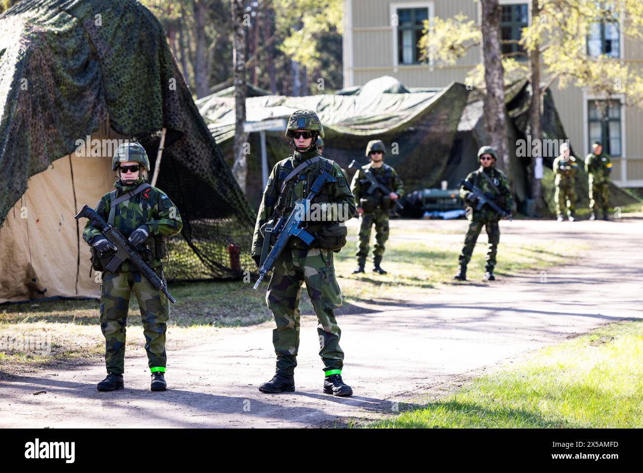 11th Airborne Division from the US Army co-based with the Swedish Army ...