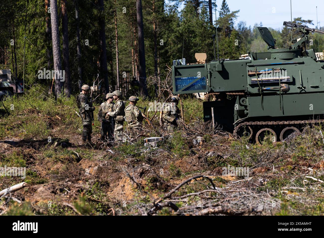 11th Airborne Division from the US Army co-based with the Swedish Army ...
