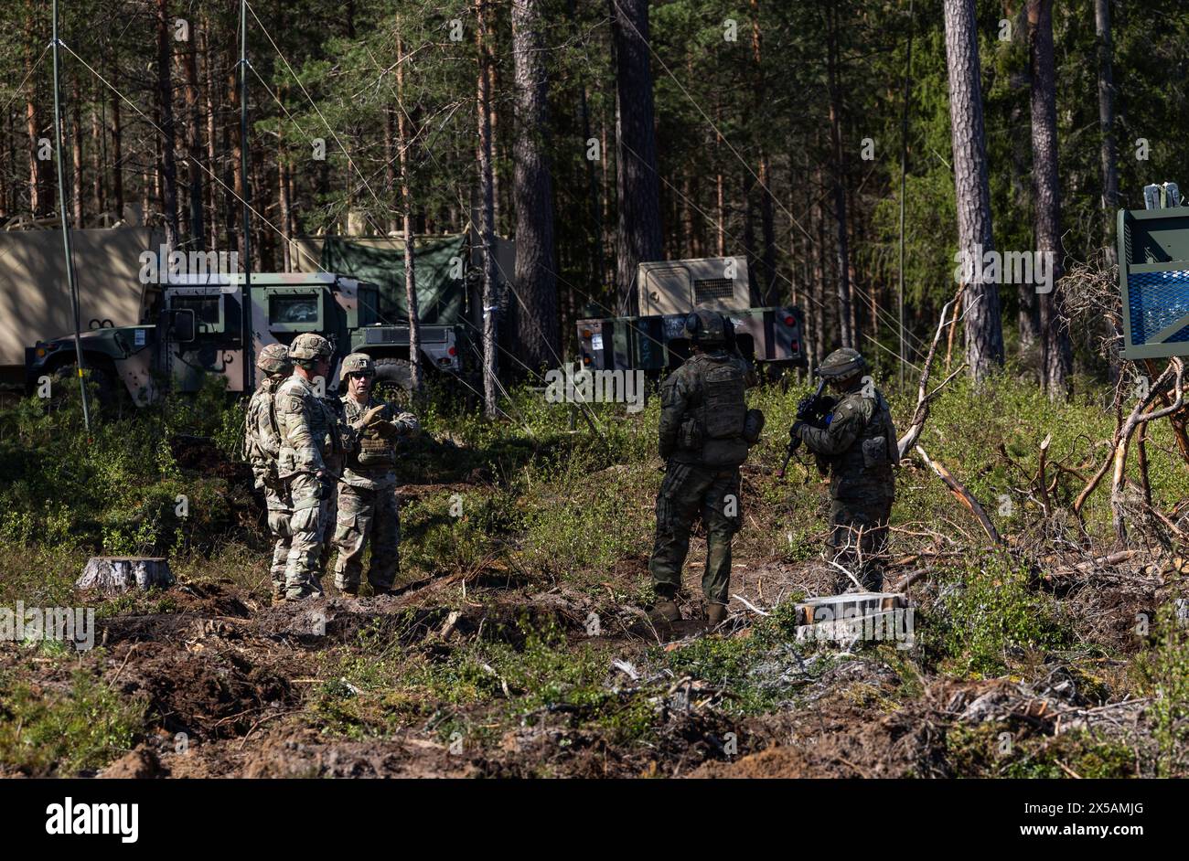 11th Airborne Division from the US Army co-based with the Swedish Army ...
