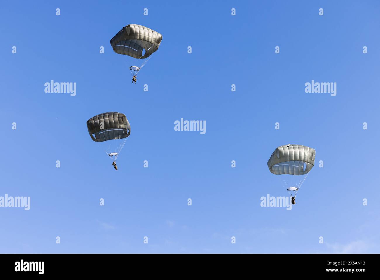 A Joint Forcible Entry operation, parachuting, with about 800 American ...