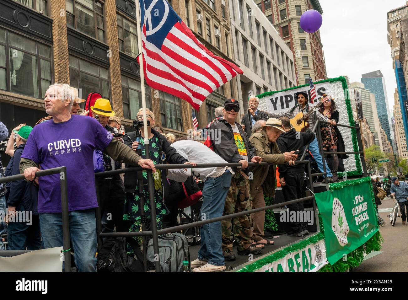 The Yippie float in New York on Saturday, May 4, 2024 at the 51st ...