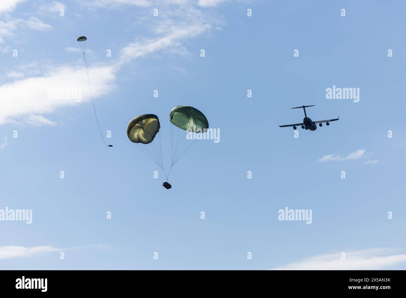 A Joint Forcible Entry operation, parachuting, with about 800 American ...