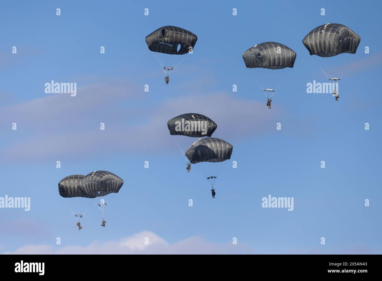 A Joint Forcible Entry operation, parachuting, with about 800 American ...