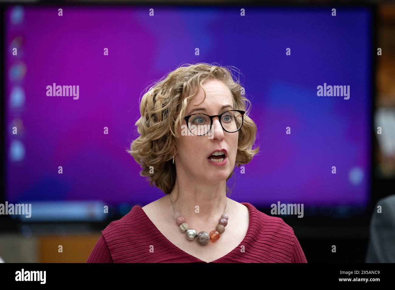 Edinburgh, Scotland, UK. 8th May, 2024. PICTURED: Lorna Slater MSP ...