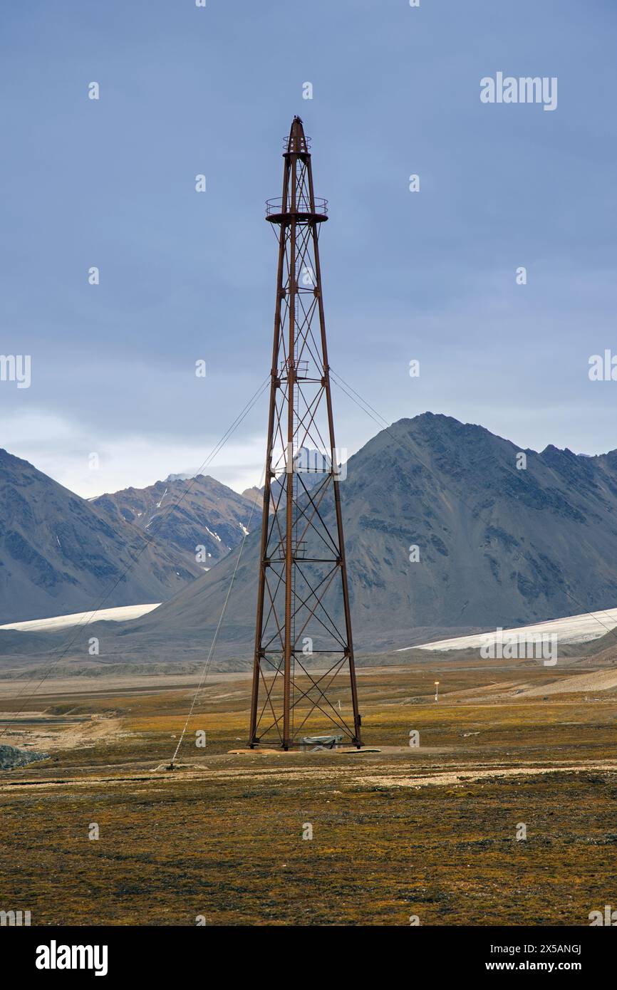 Airship mooring mast for Amundsen-Ellsworth 1926 Transpolar Flight at ...