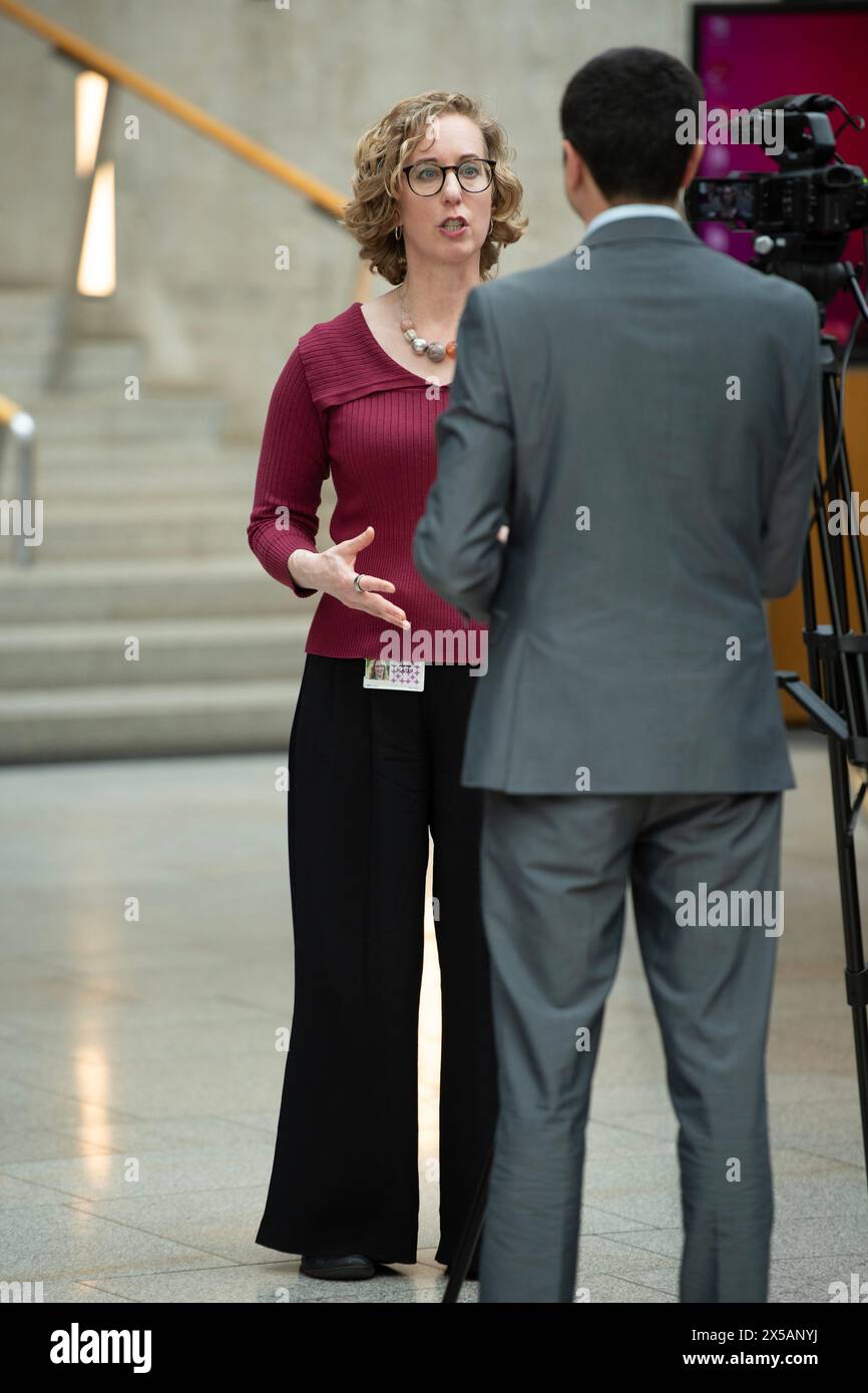 Edinburgh, Scotland, UK. 8th May, 2024. PICTURED: Lorna Slater MSP ...