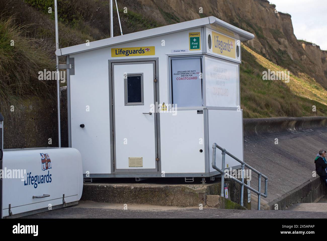 Cromer, Norfolk, England, April 29th 2024, a view of the RNLI ...