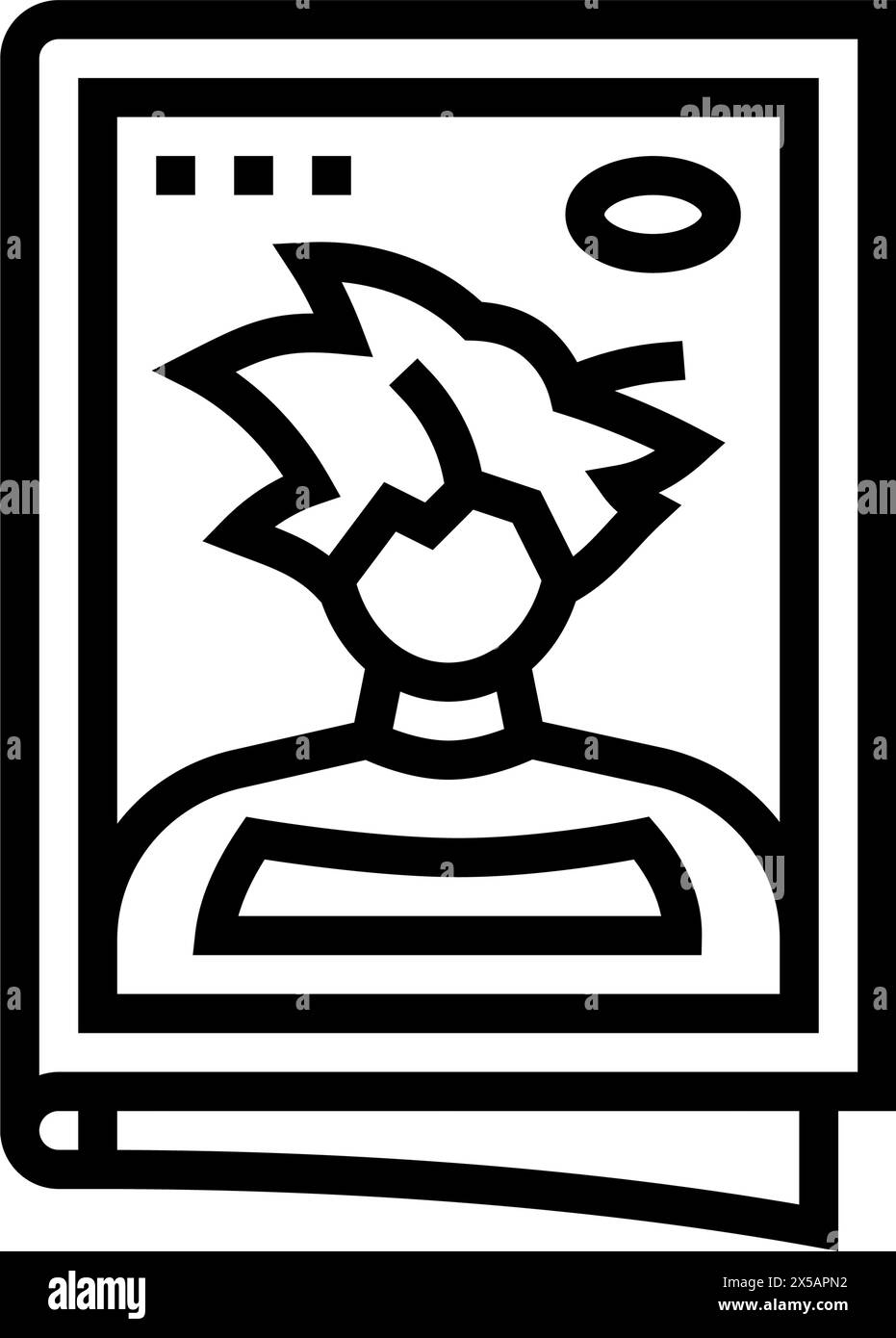 manga kawaii line icon vector illustration Stock Vector Image & Art - Alamy