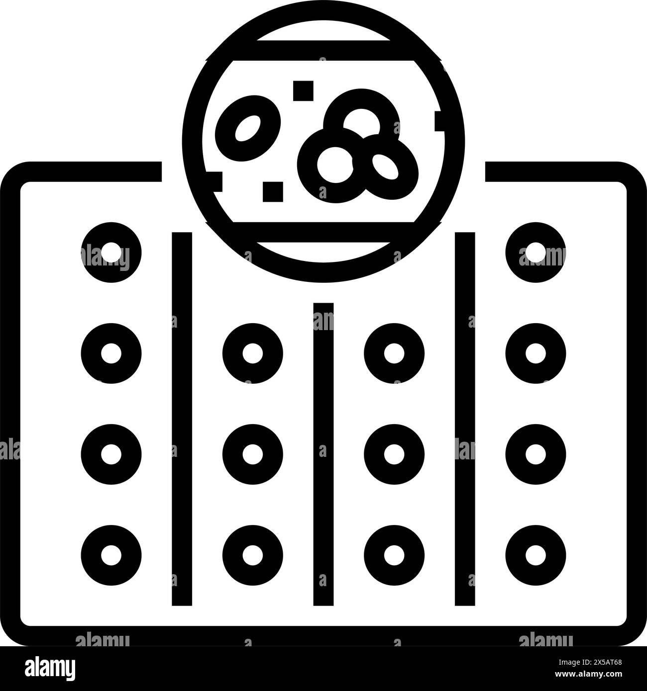anticoagulants medicines pharmacy line icon vector illustration Stock ...