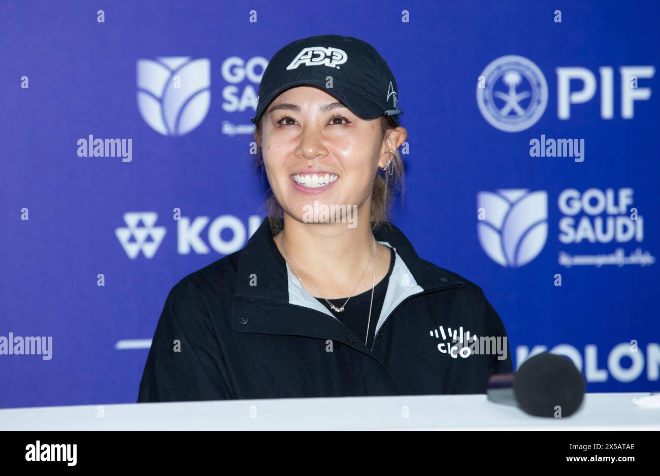 Goyang, South Korea. 8th May, 2024. Danielle Kang from U.S.A, press ...
