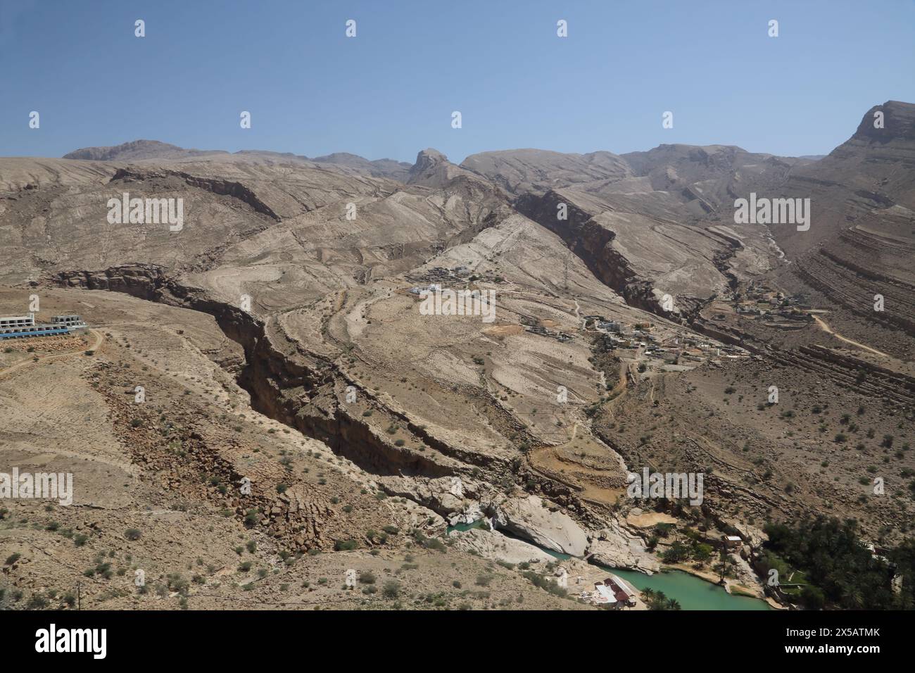Wadi Bani Khalid Muqil Pools in Eastern Hajar Mountains Oman Water ...