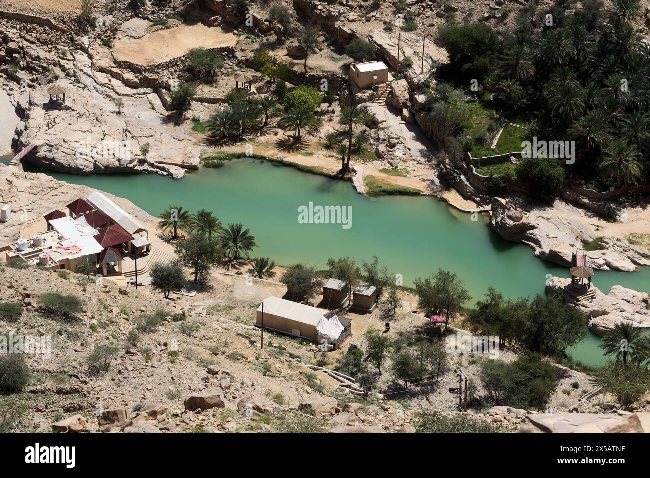 Wadi Bani Khalid Muqil Pools in Eastern Hajar Mountains Oman Water ...
