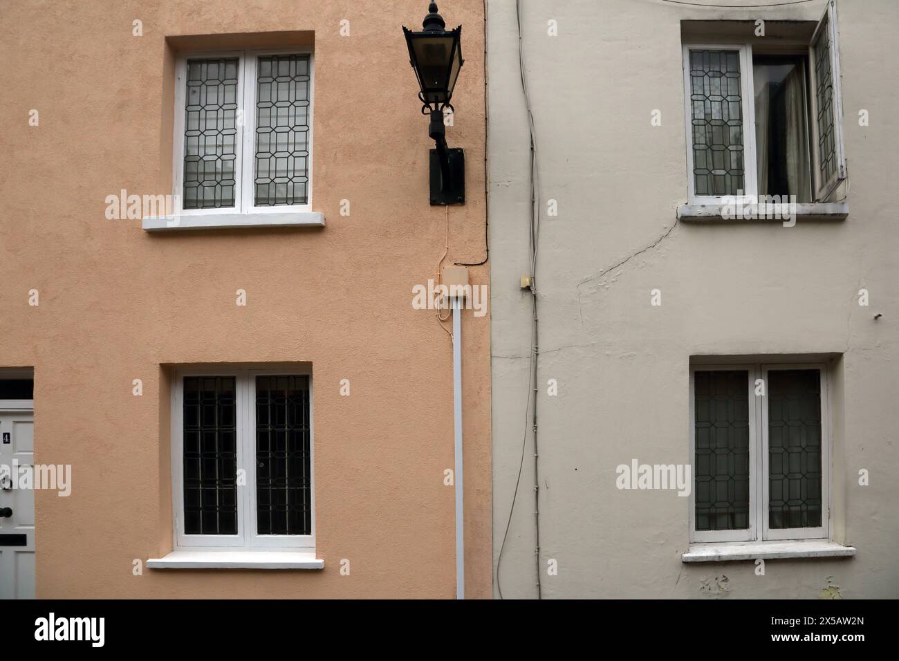 Painted Colourful Terraced Houses Stewarts Grove Chelsea SW3 London ...