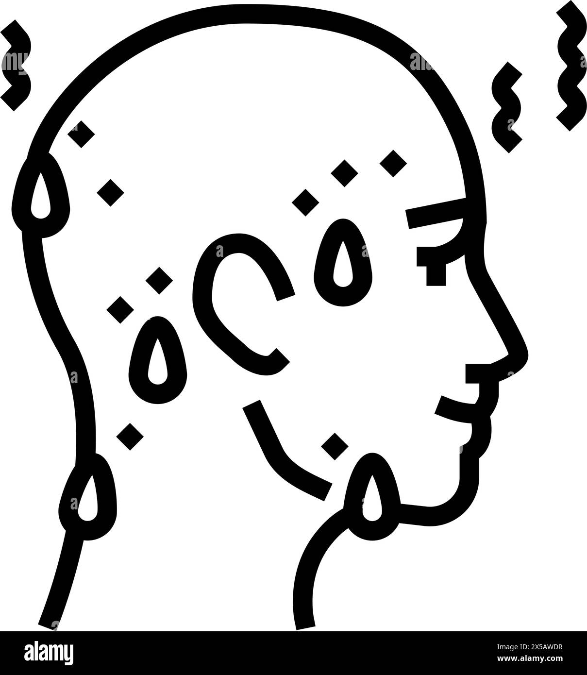 sweat sauna line icon vector illustration Stock Vector Image & Art - Alamy