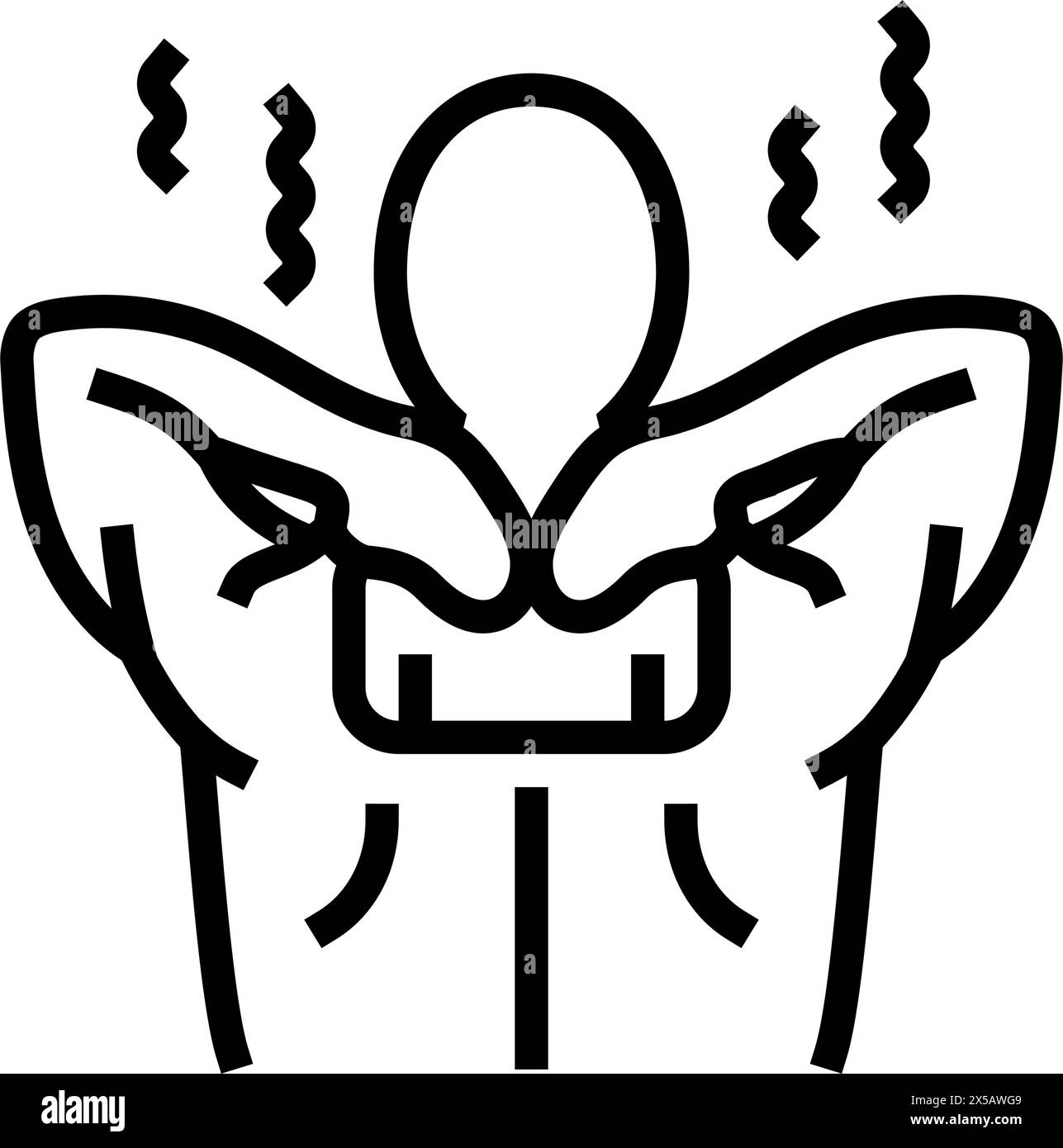 heat therapy line icon vector illustration Stock Vector Image & Art - Alamy