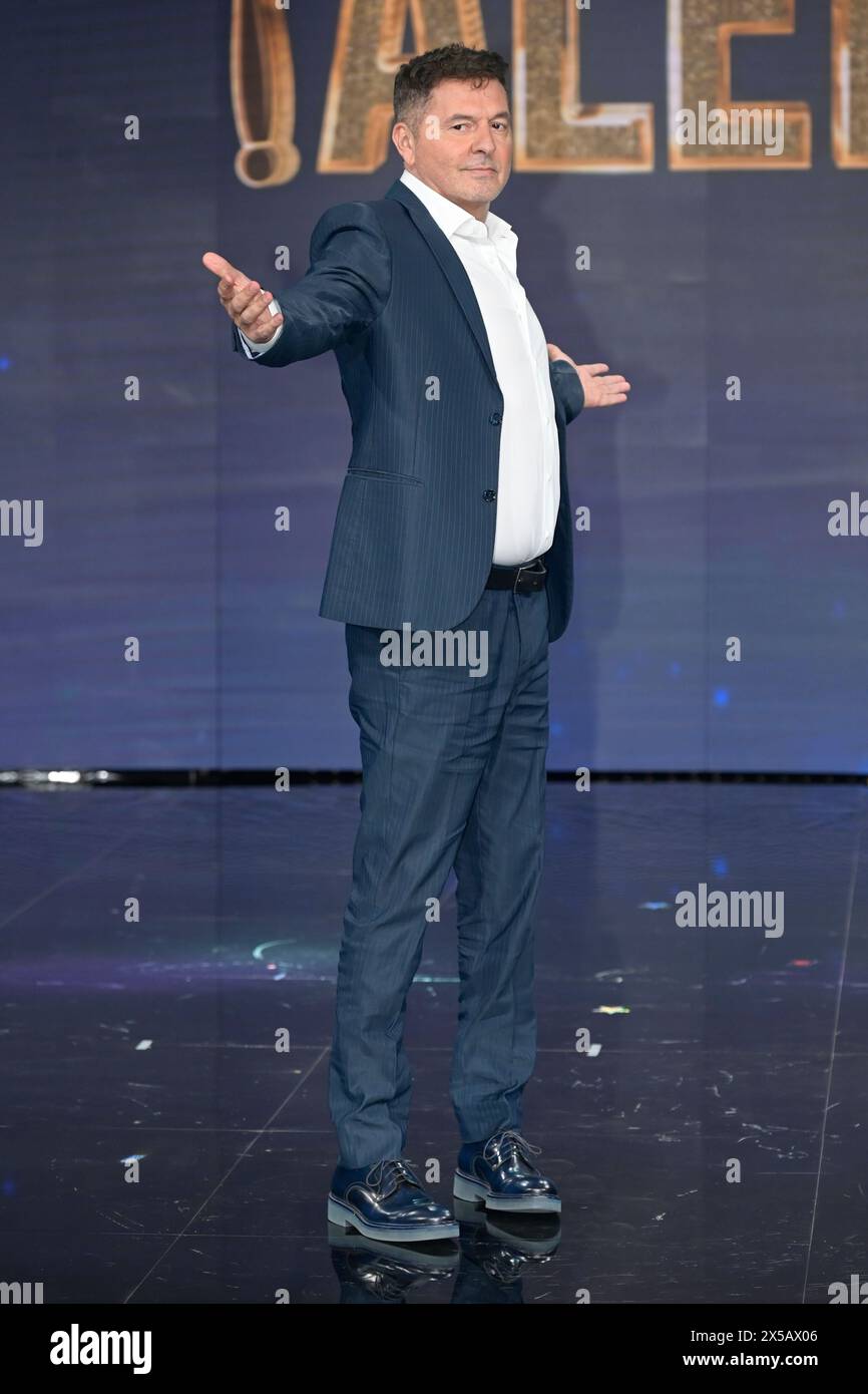 Rome, Italy. 08th May, 2024. Teo Mammucari attends the photocall of Rai tv program "L ...