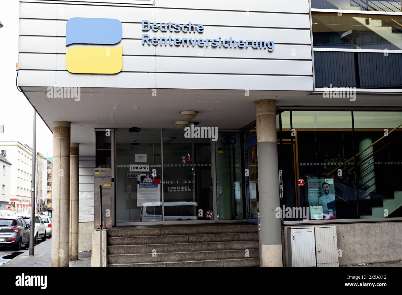 Cologne, Germany. 07th May, 2024. Logo, German Pension Insurance ...