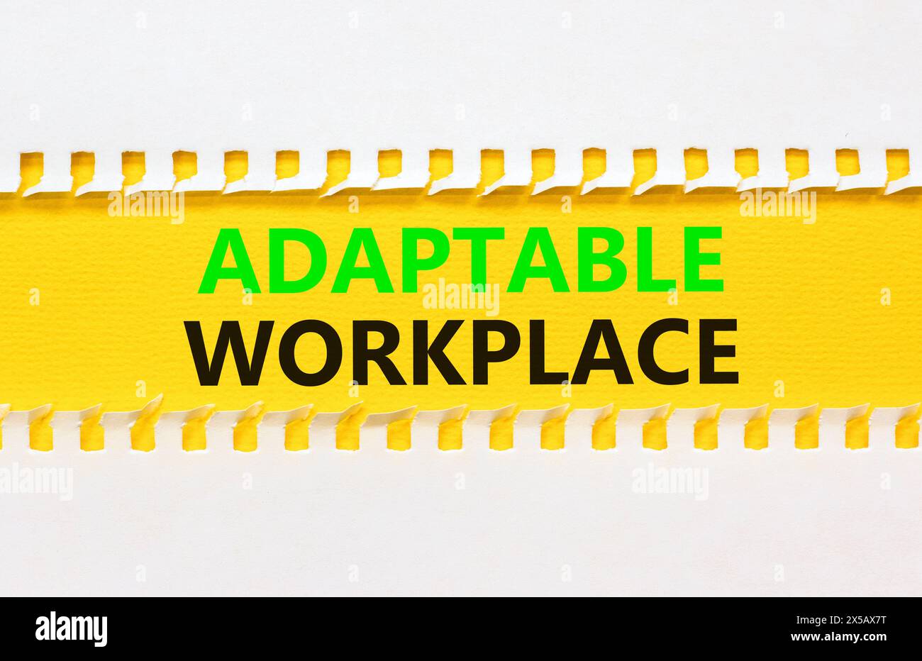 Adaptable workplace symbol. Concept words Adaptable workplace on ...
