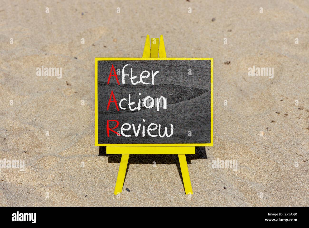 AAR After action review symbol. Concept words AAR After action review ...