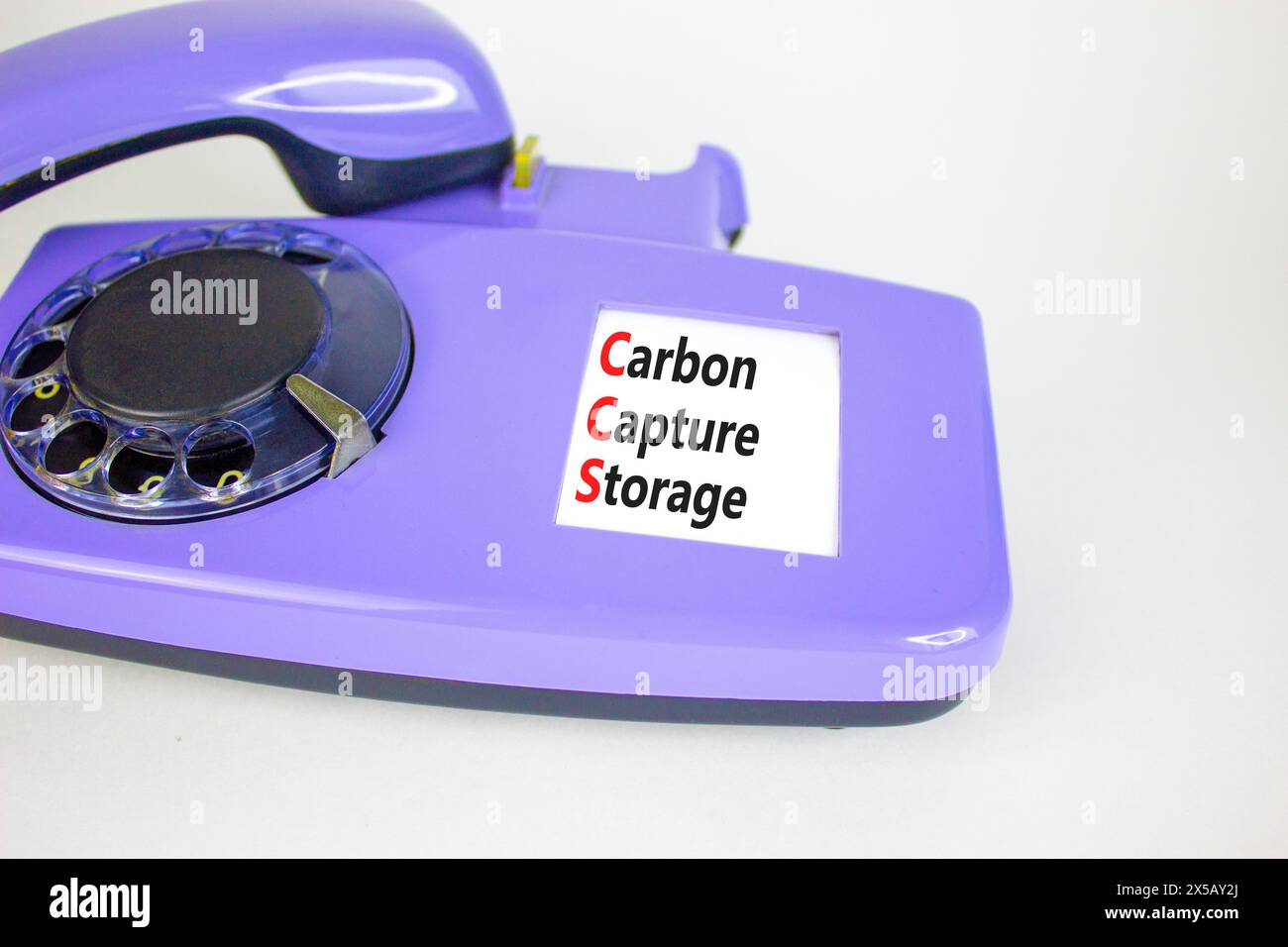 CCS Carbon capture storage symbol. Concept words CCS Carbon capture ...