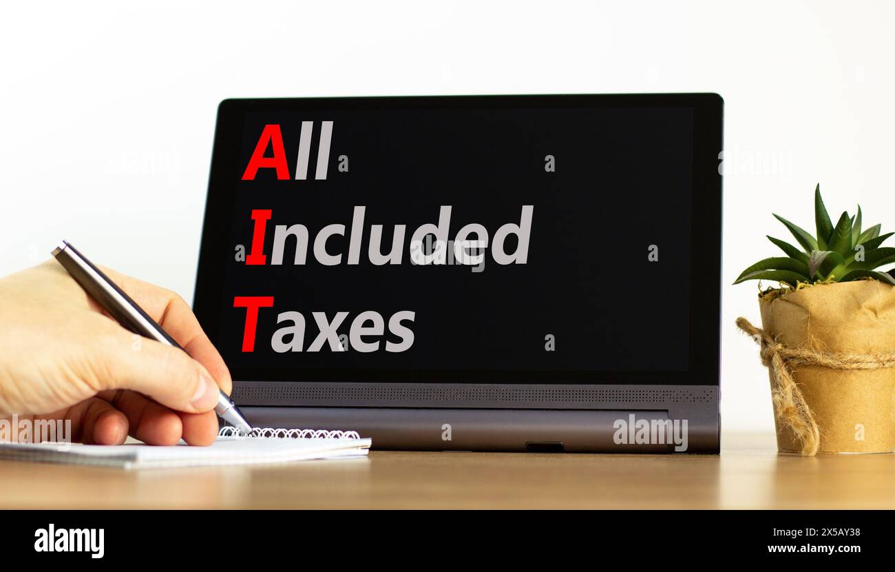 Tax government calculation black hi-res stock photography and images ...