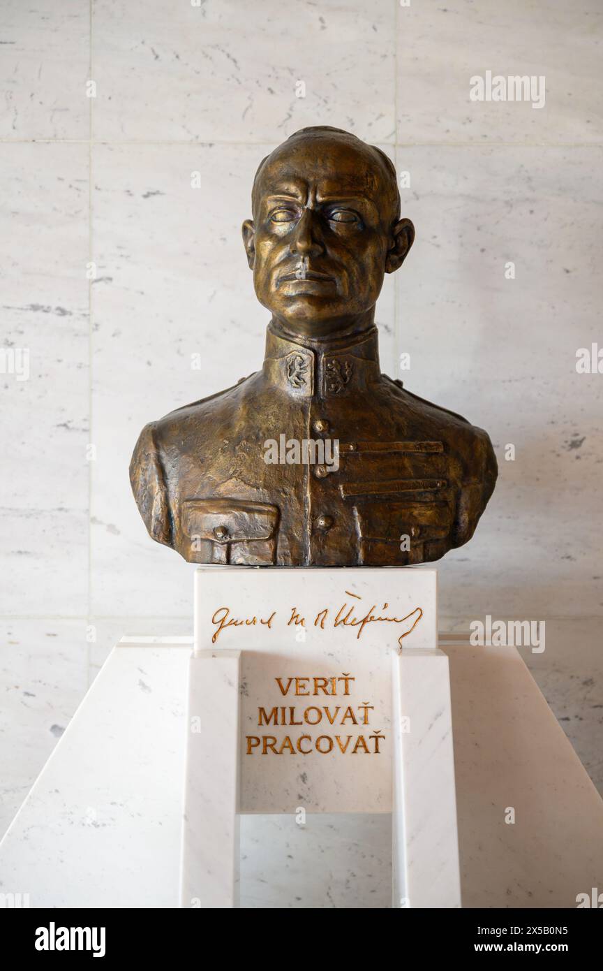 Milan Rastislav Štefánik (1880 – 1919). A statue in the National ...