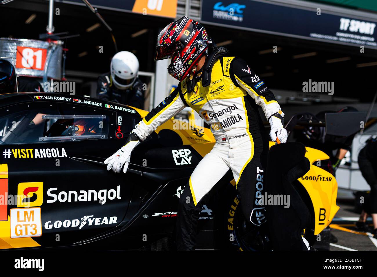 ANDRADE Rui (ang), TF Sport, Corvette Z06 GT3.R, portrait during the ...
