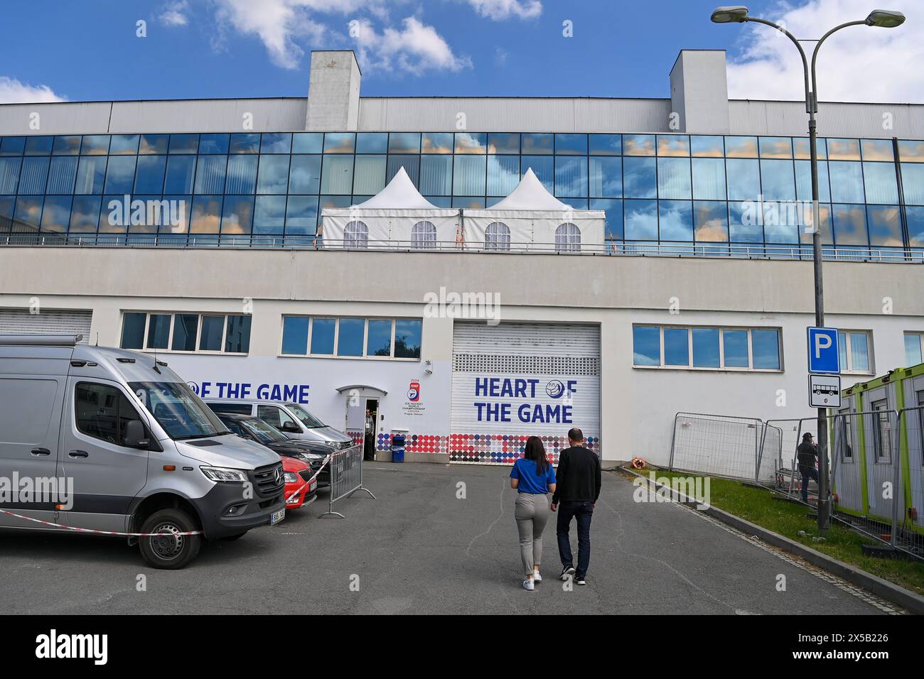Ostrava, Czech Republic. 08th May, 2024. Ostravar Arena ready for the ...