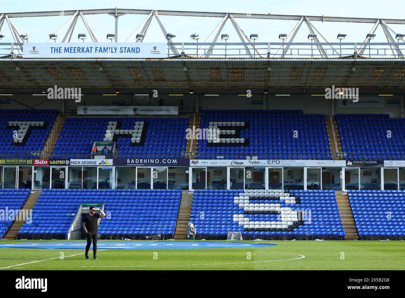 8th May 2024; Weston Homes Stadium, Peterborough, Cambridgeshire ...