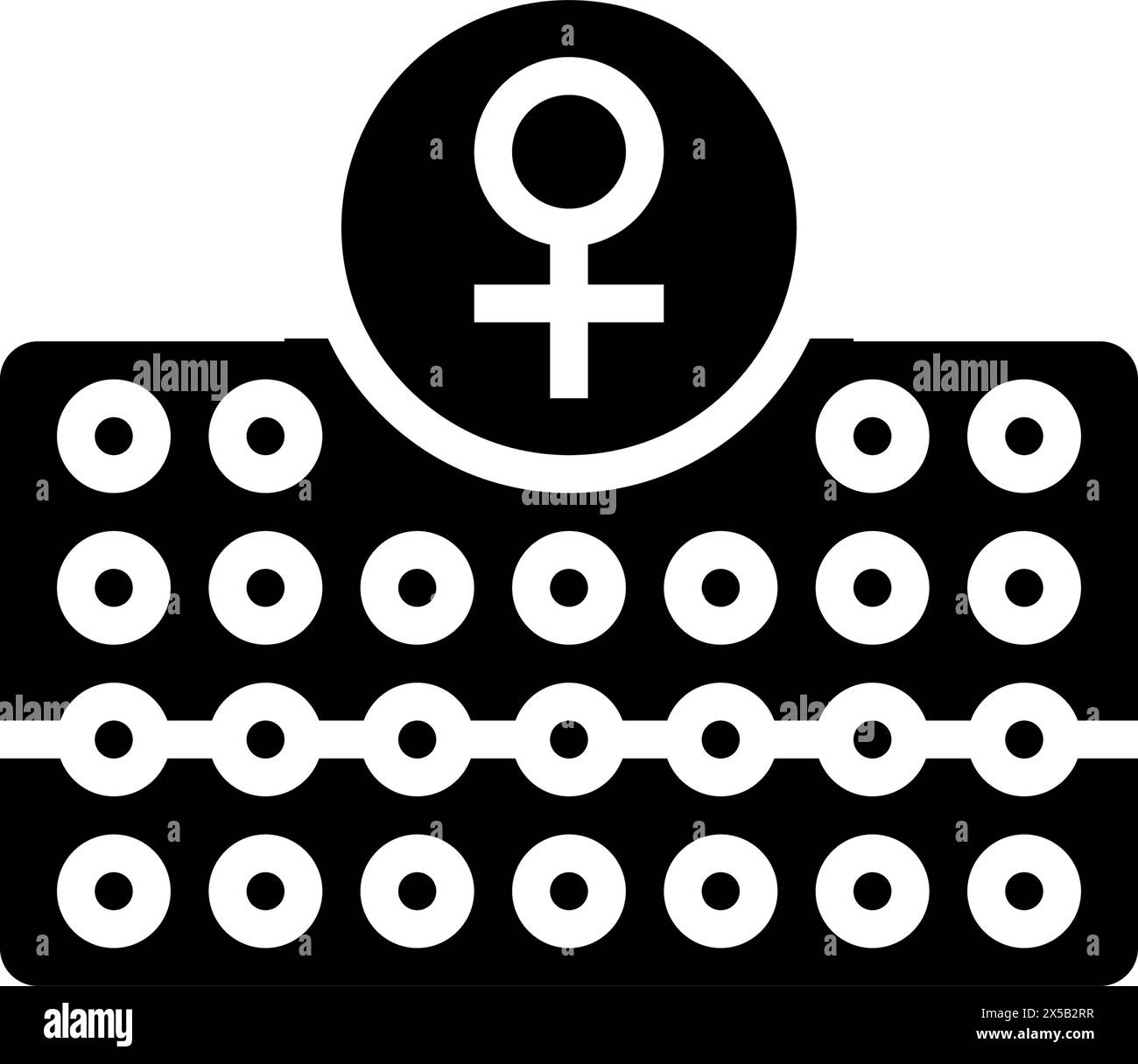 hormones medicines pharmacy glyph icon vector illustration Stock Vector ...