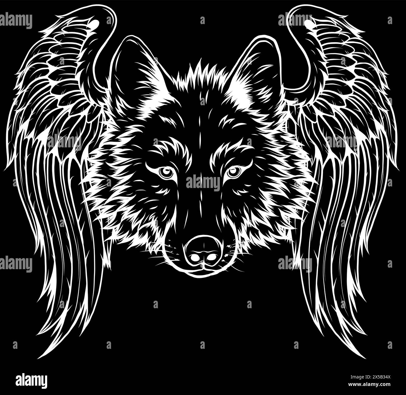 Drawings Of Baby Wolves With Wings