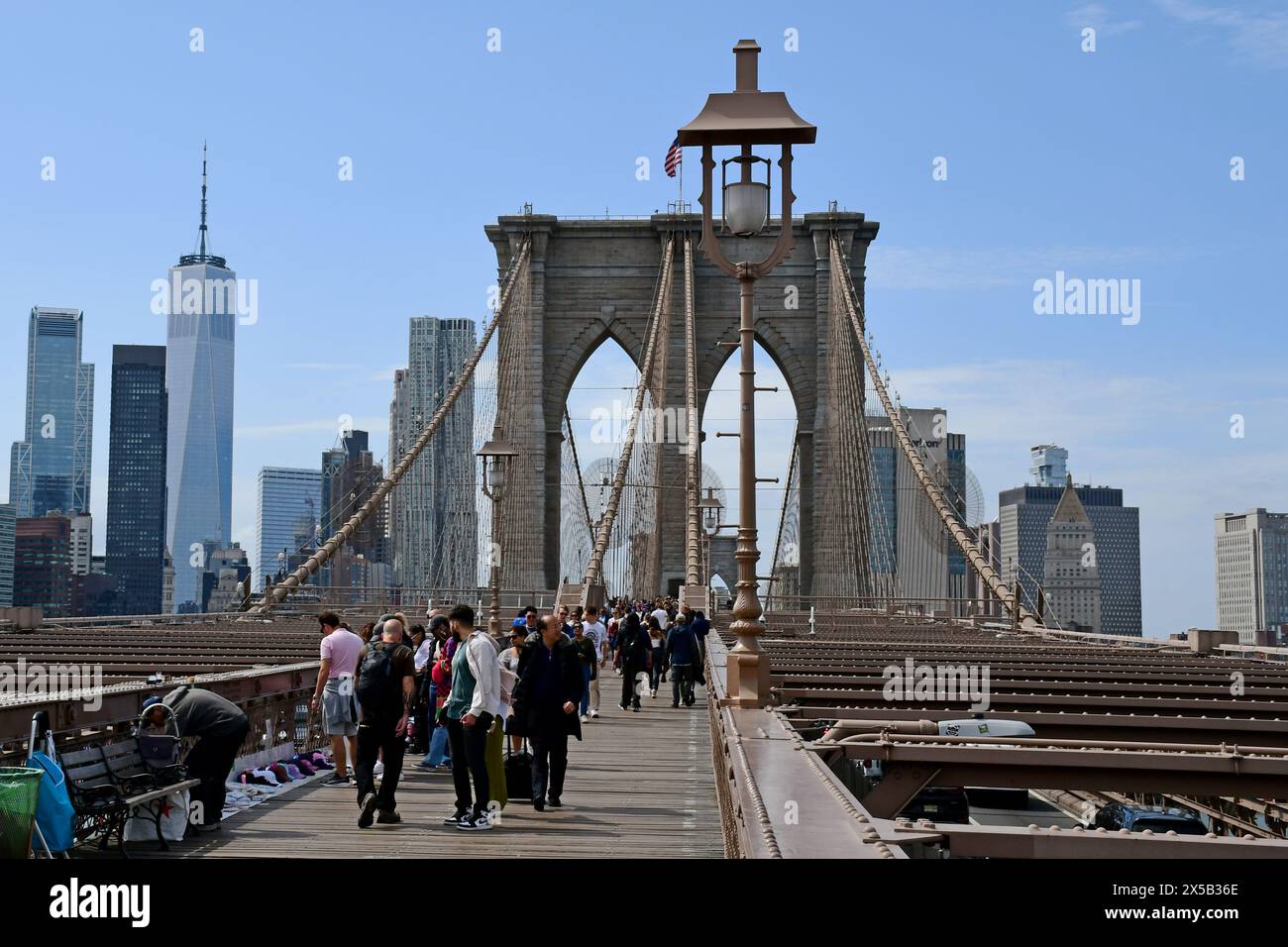 Brooklyn bridge one iconic architectural hi-res stock photography and ...