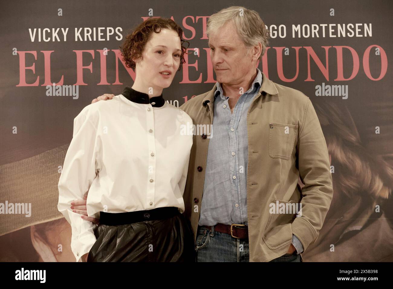 Madrid, Spanien. 08th May, 2024. Madrid Spain; 05/08/2024.- Photocall of The Dead Don't Hurt, a ...