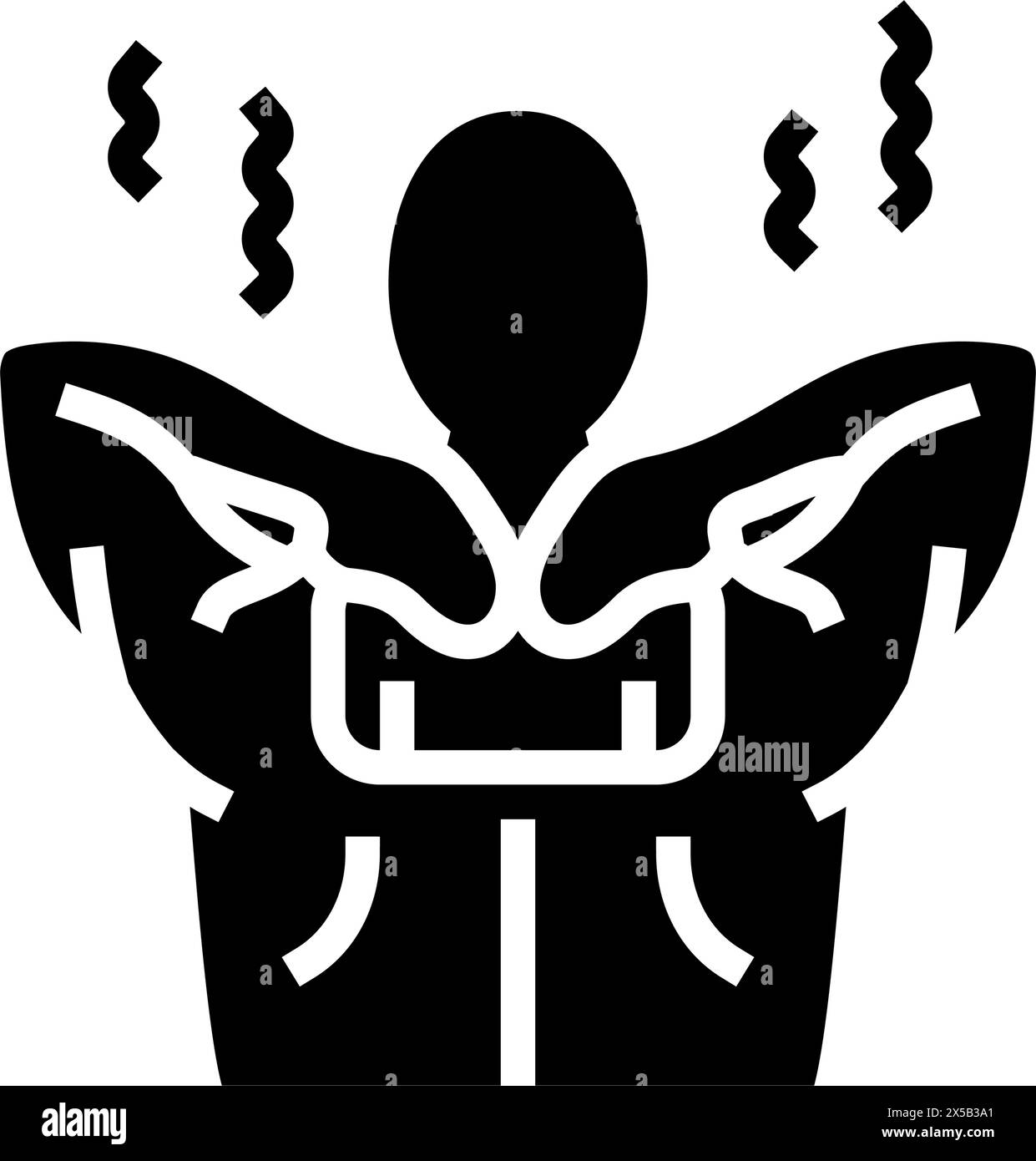 heat therapy glyph icon vector illustration Stock Vector Image & Art ...