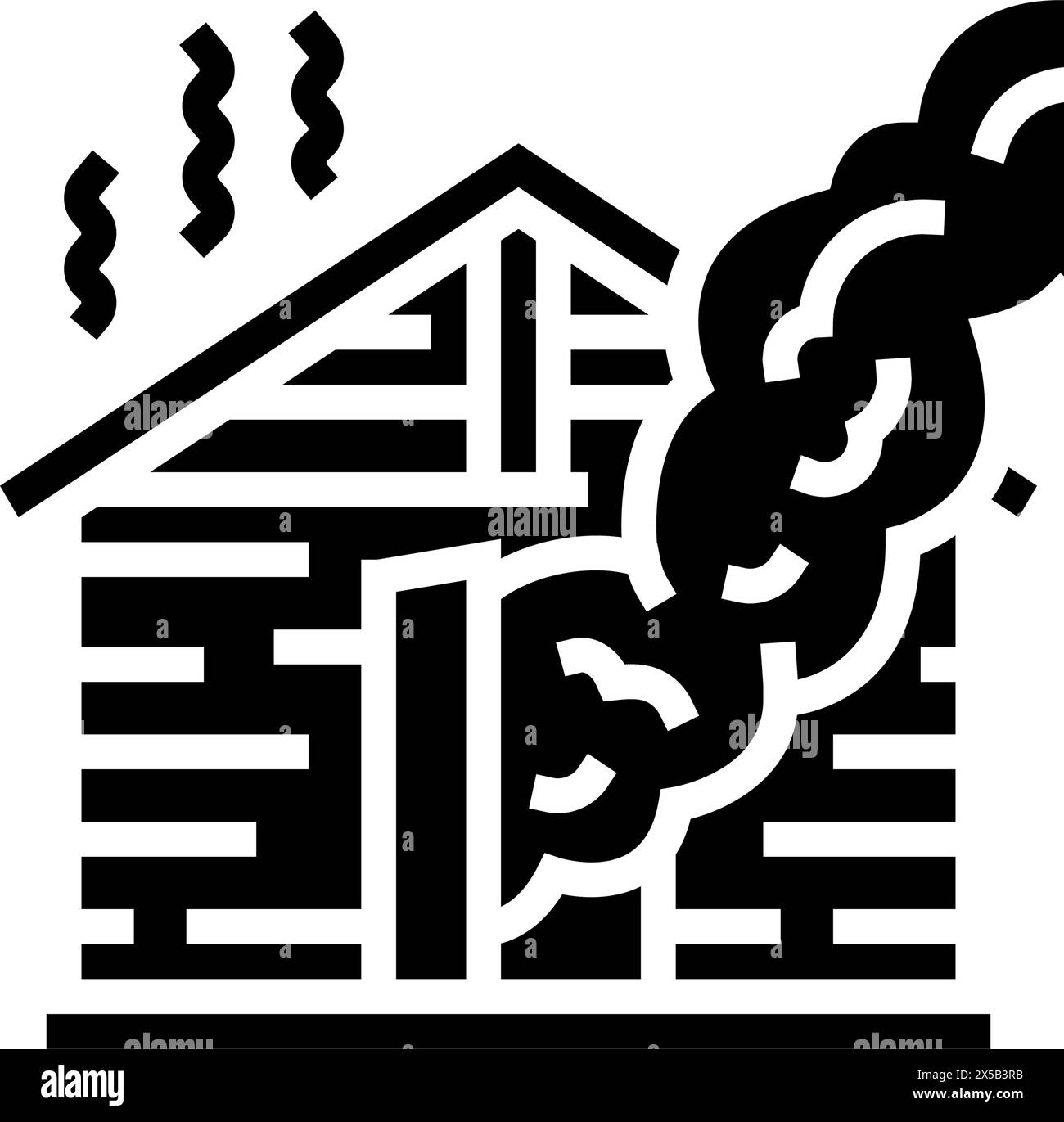 finnish sauna glyph icon vector illustration Stock Vector Image & Art ...