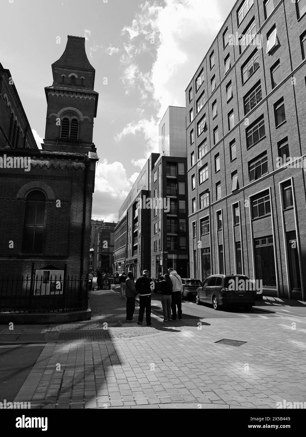 Manchester streets victorian Black and White Stock Photos & Images - Alamy