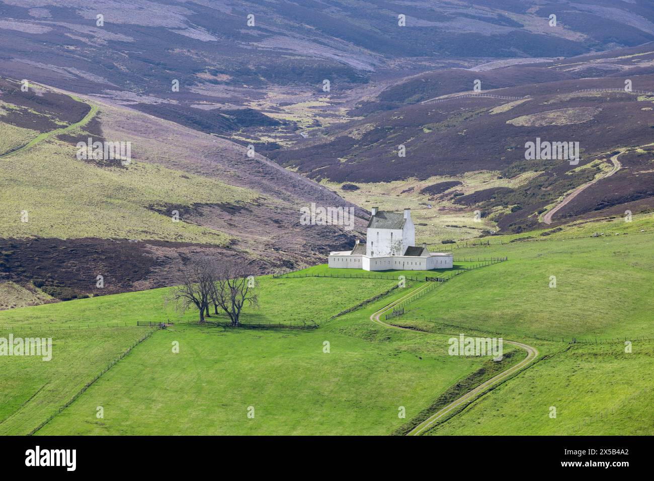 Corgarff Castle is a remote Scottish castle with a star-shaped ...