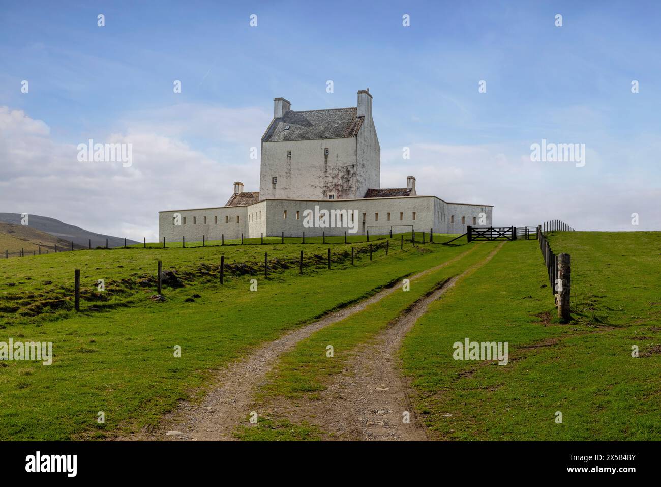 Corgarff Castle is a remote Scottish castle with a star-shaped ...