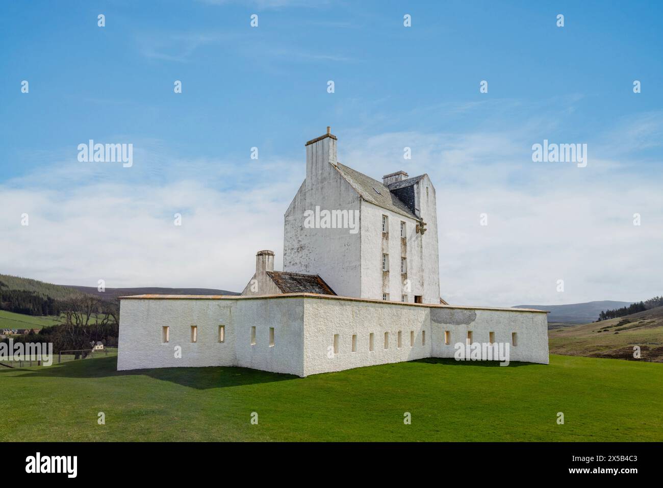 Corgarff Castle is a remote Scottish castle with a star-shaped ...