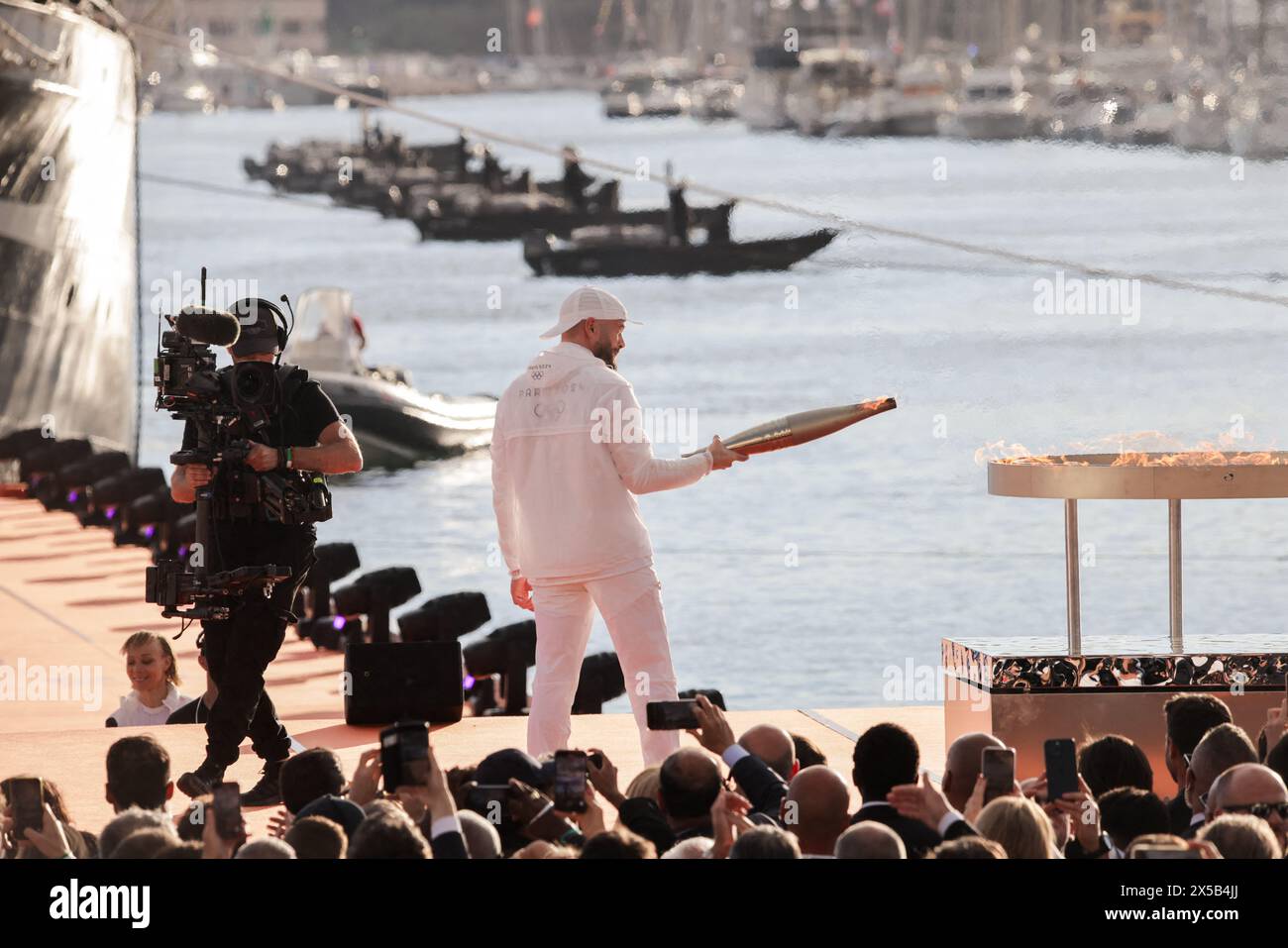 Marseille, France on May 8, 2024, French rapper Julien Mari aka Jul ...